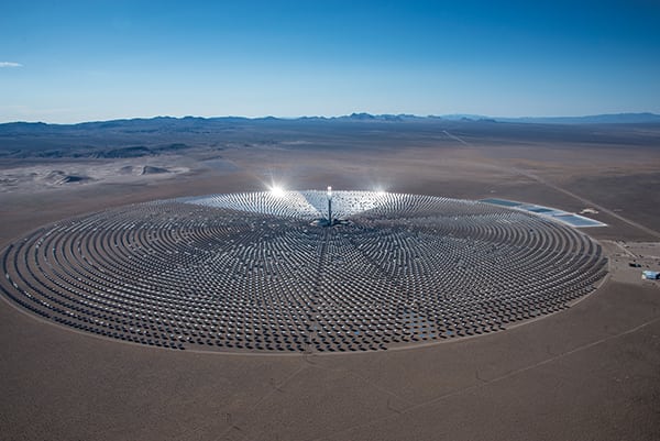 TOP PLANT Crescent Dunes Solar Energy Project Tonopah Nevada