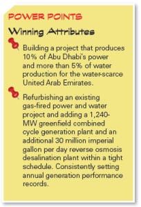 Mirfa IWPP Doubles Water, Triples Power Capacity