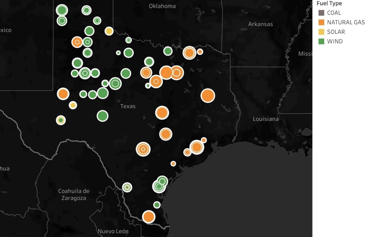 ERCOT Lists Generators Forced Offline During Texas Extreme Cold Event