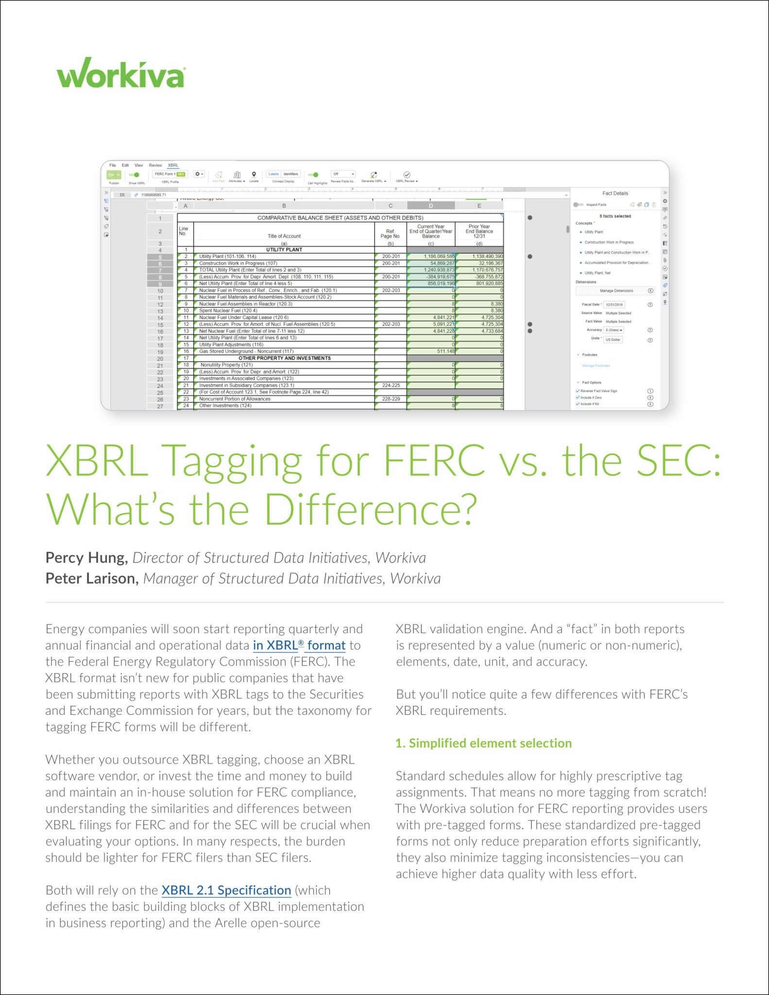 XBRL Tagging for FERC vs. the SEC: What’s the Difference?