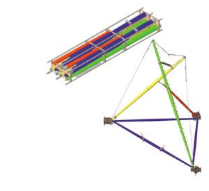 Quick-Mounted Lightweight Tower for Emergency Work on Power Lines