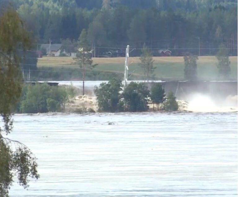 Hydropower Plant in Norway Partly Collapses Due to Floods