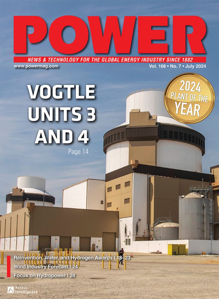 Plant Vogtle Units 3 and 4 Win POWER's Plant of the Year Award