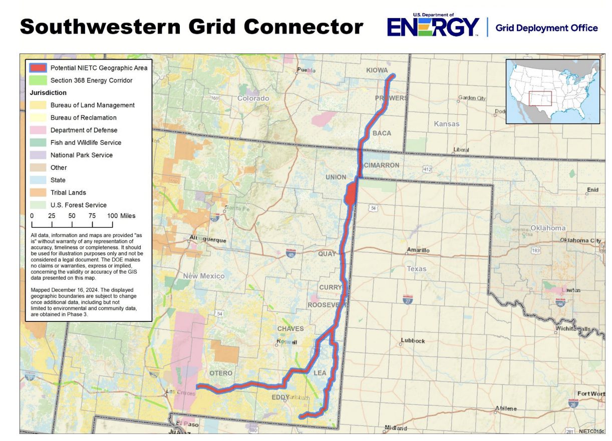 DOE Advances Three Potential NIETCs—High-Priority National Electric ...